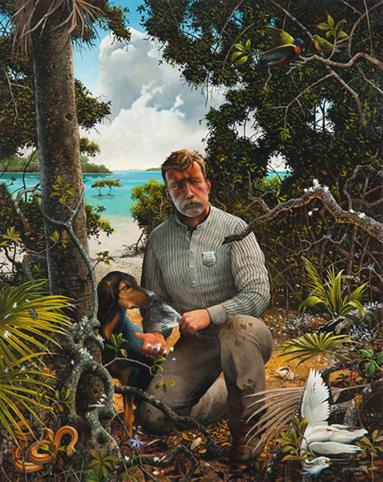 Jackson Walker Florida Artist, Florida History Paintings, Military ...